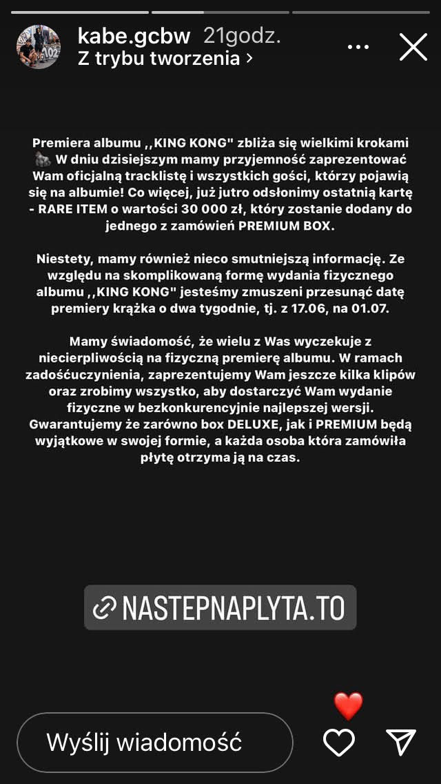 Kabe z najdroższym w historii polskiego rapu prezentem do preorderu