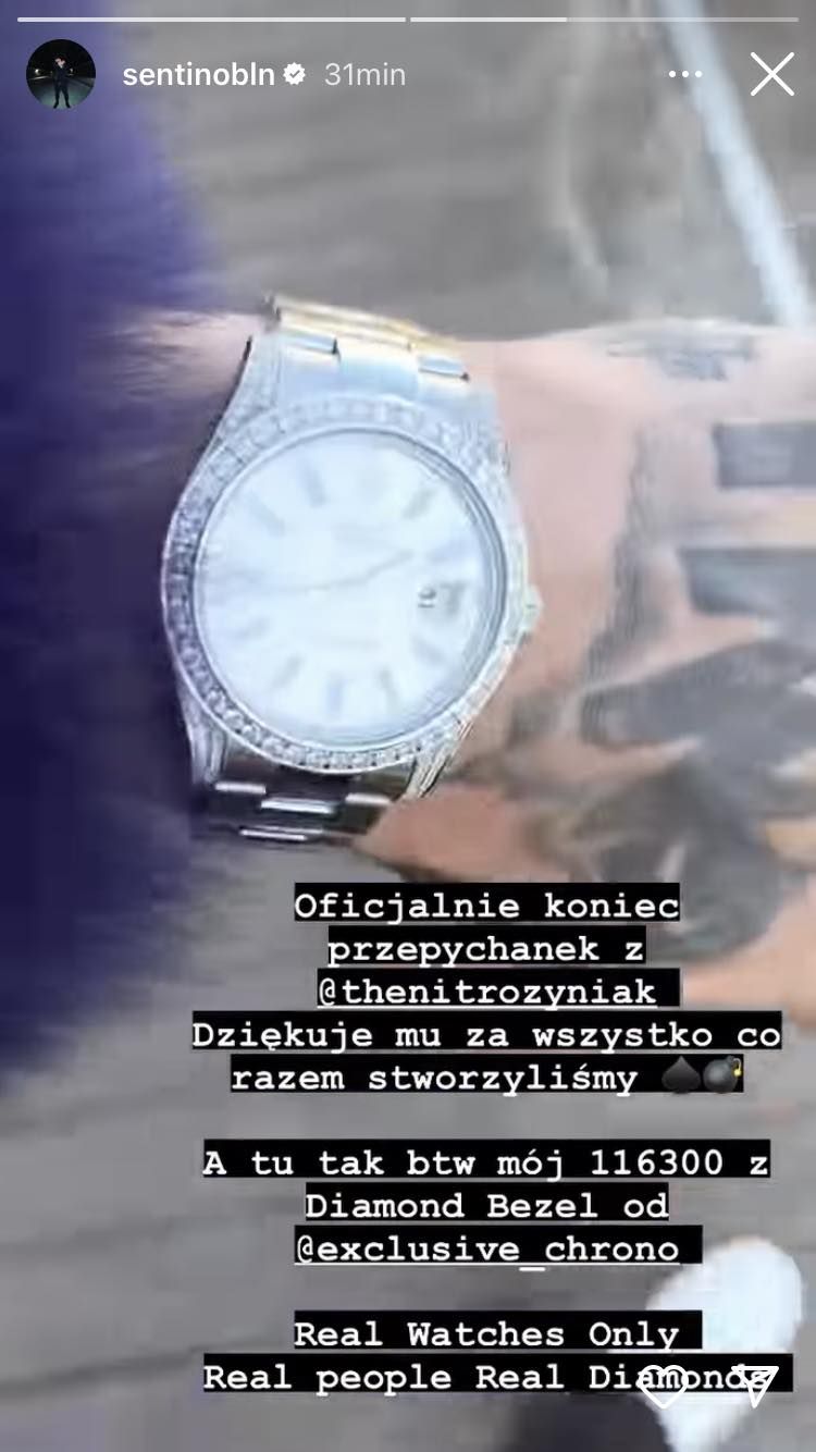 Sentino dogadał się z Nitro