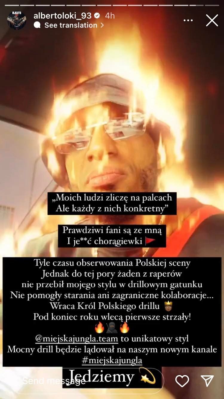 Alberto królem drillu? "Żaden raper mnie nie zdominował w tym stylu"